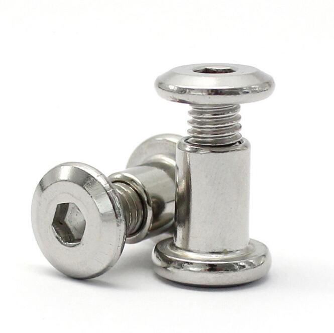 20PCS Stainless Steel Allen Flat Nut Hex Nut Bolt Round Head Sleeve ... 20PCS Stainless Steel Allen Flat Nut Hex Nut Bolt Round Head Sleeve ...