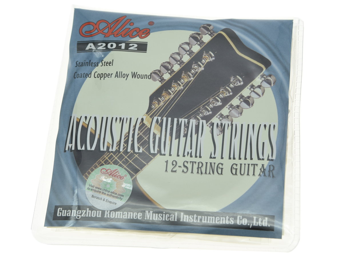 Alice 12-String Acoustic Folk Guitar Strings Stainless Steel Copper ...