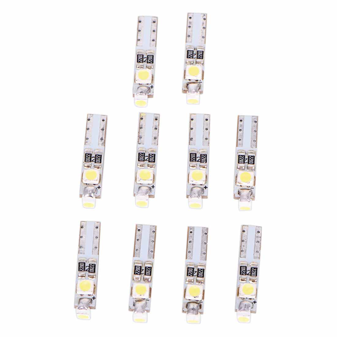 10X T5 286 3528 3 SMD Canbus LED Wedge Light LED Car Auto Dashboard ...