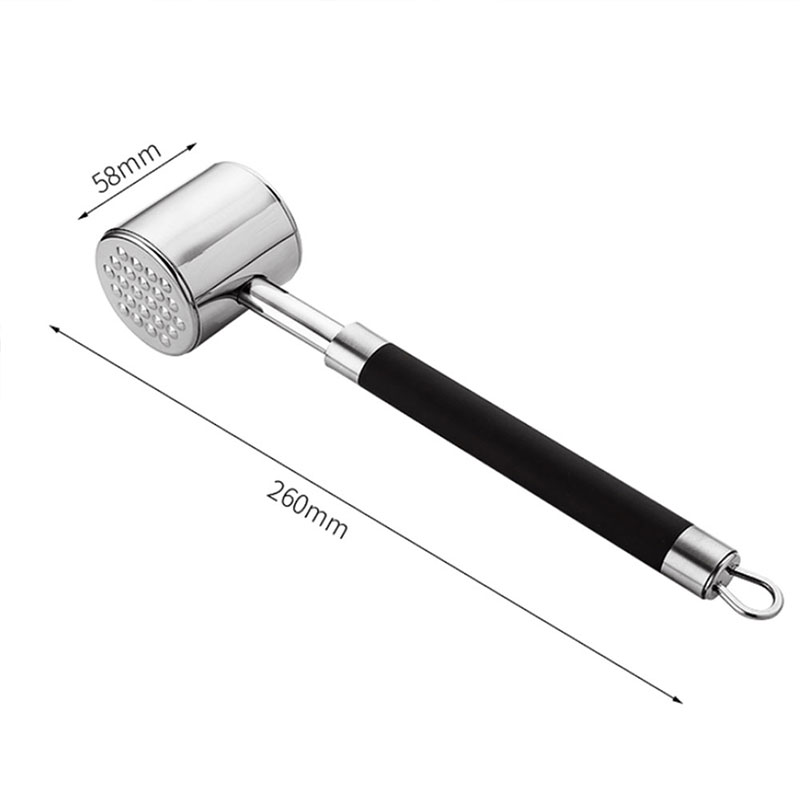 Cooking Tool Hammer Stainless Steel Tenderizer Meat Mallet Double Side