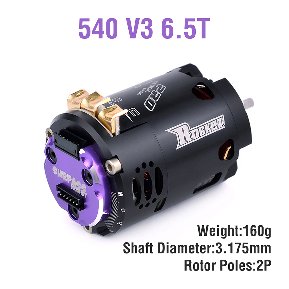 Surpass Hobby Rocket 540 V3 Brushless Motor For Modified Competition F1 ...