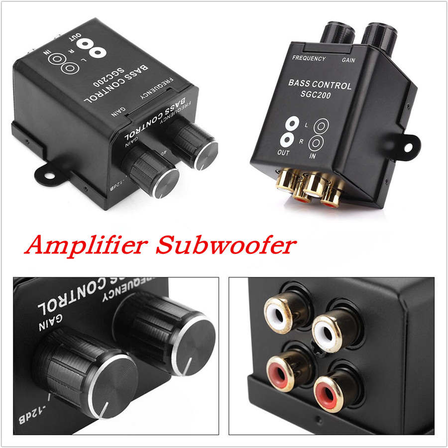Car SUV Auto Remote Level Amplifier Subwoofer Equalizer 150Hz-40Hz Fast ...