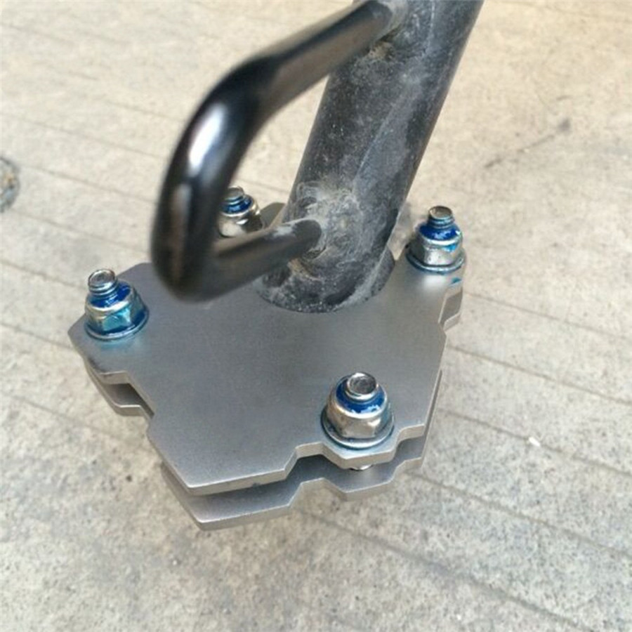 Universal Enlarge Stainless Steel Side Kickstand Stand Extension Plate ...