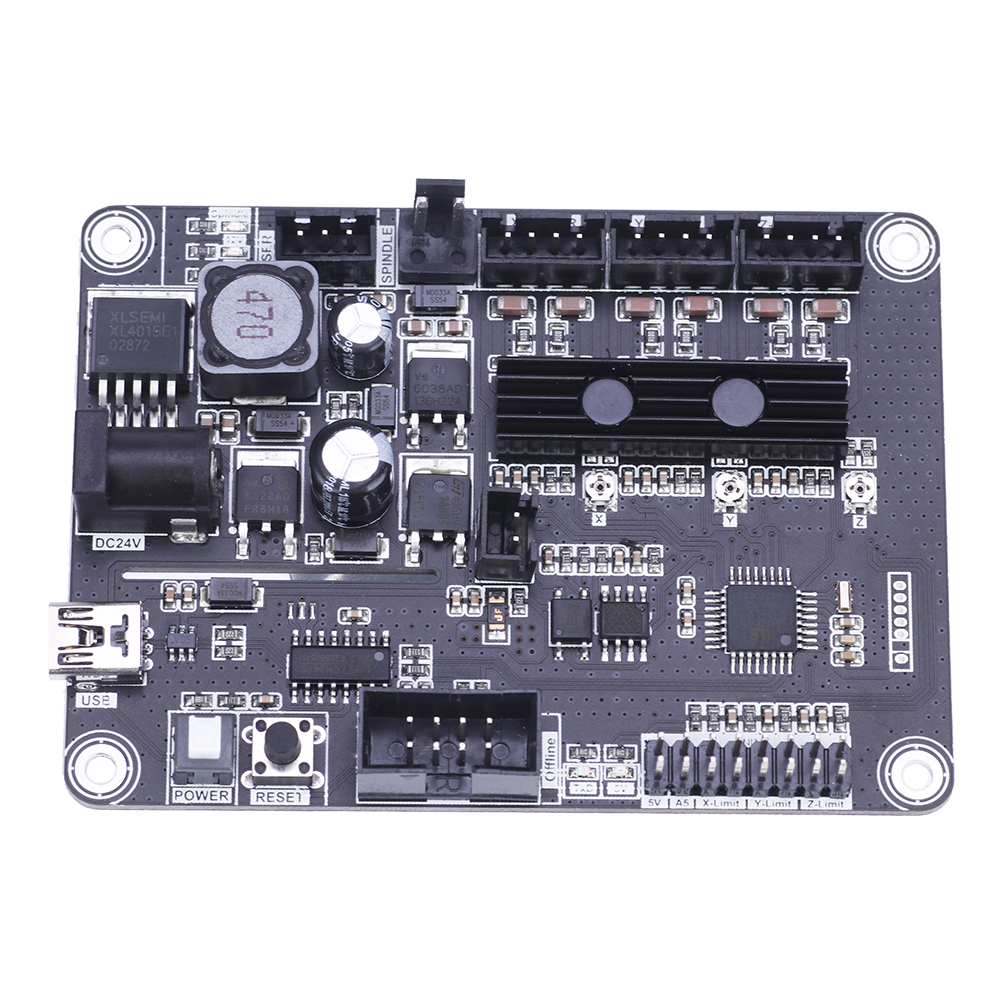 3 Axis GRBL CNC Router Engraving Machine USB Port 2418 3018 Control ...