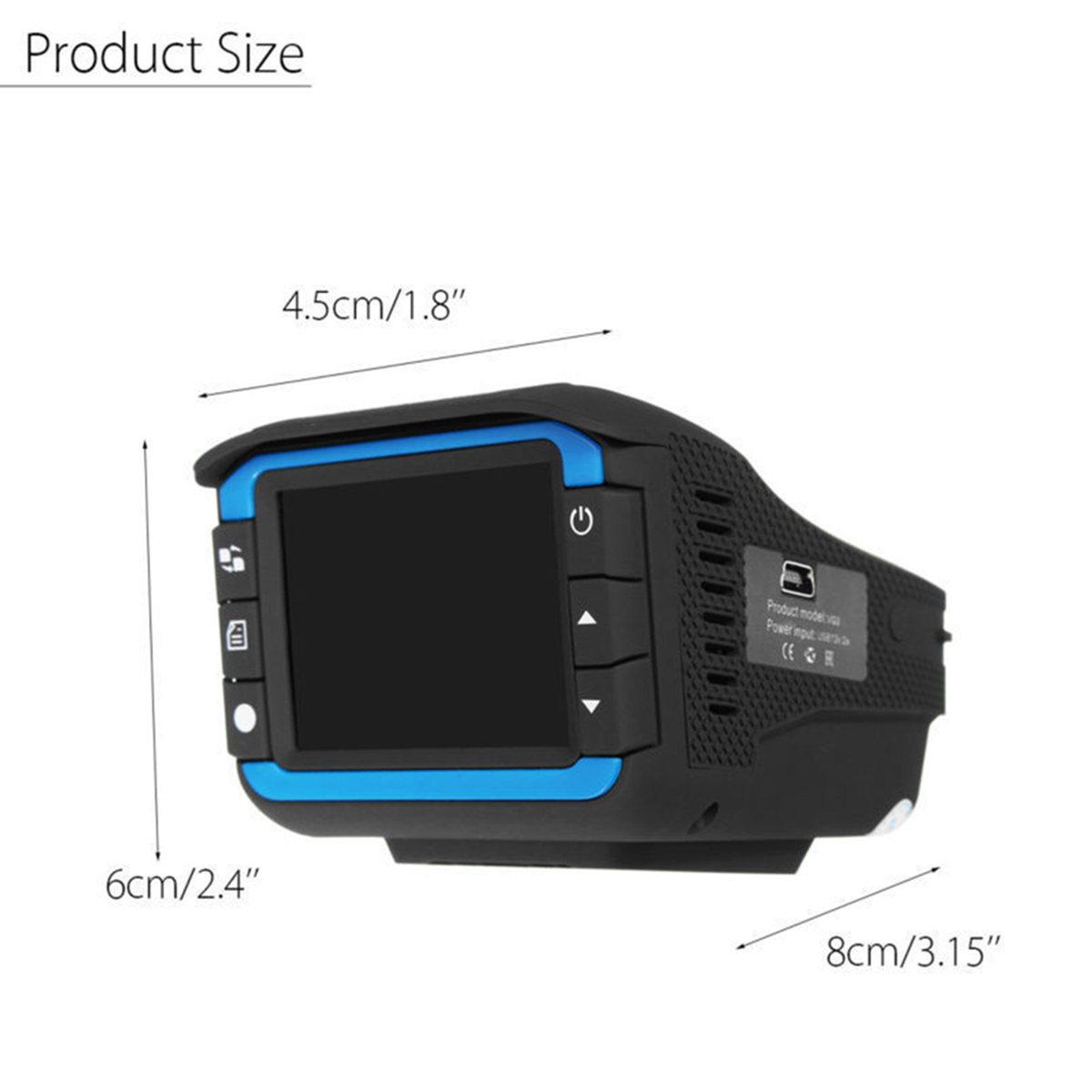 HD Car DVR Recorder Video Dash Camera Night G-sensor Radar Laser Speed ...