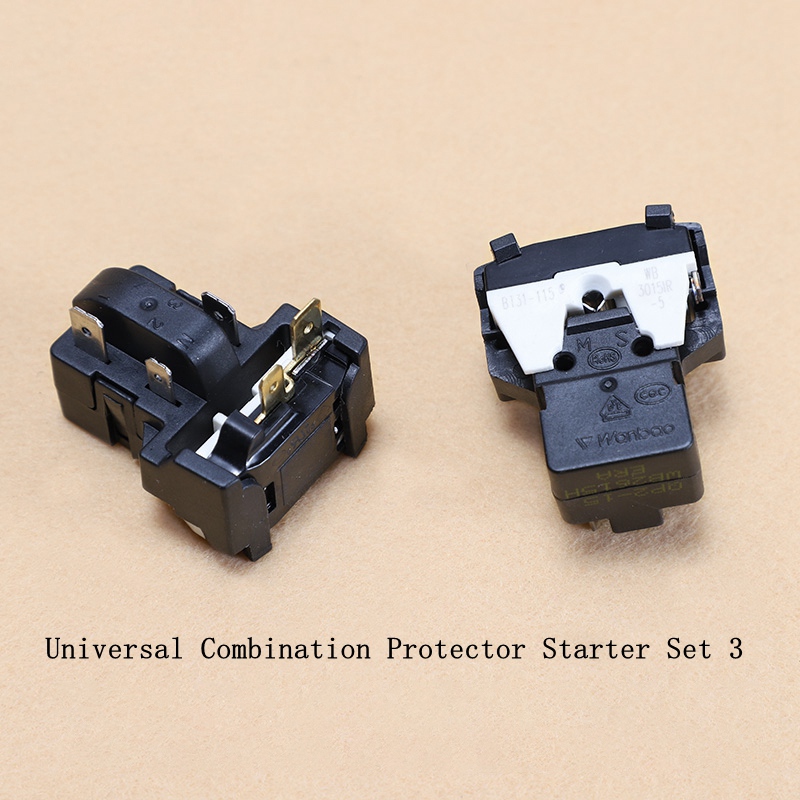 2PCS Haier Refrigerator Freezer Compressor PTC Starter Overload ...
