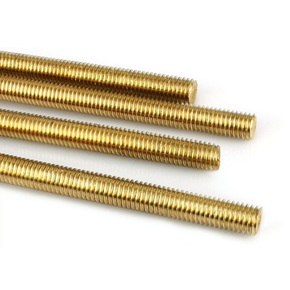 Threaded Rod Bar Full-Threaded Stainless / Brass M2 M3 M4 M5 M6 M8 M10 ...
