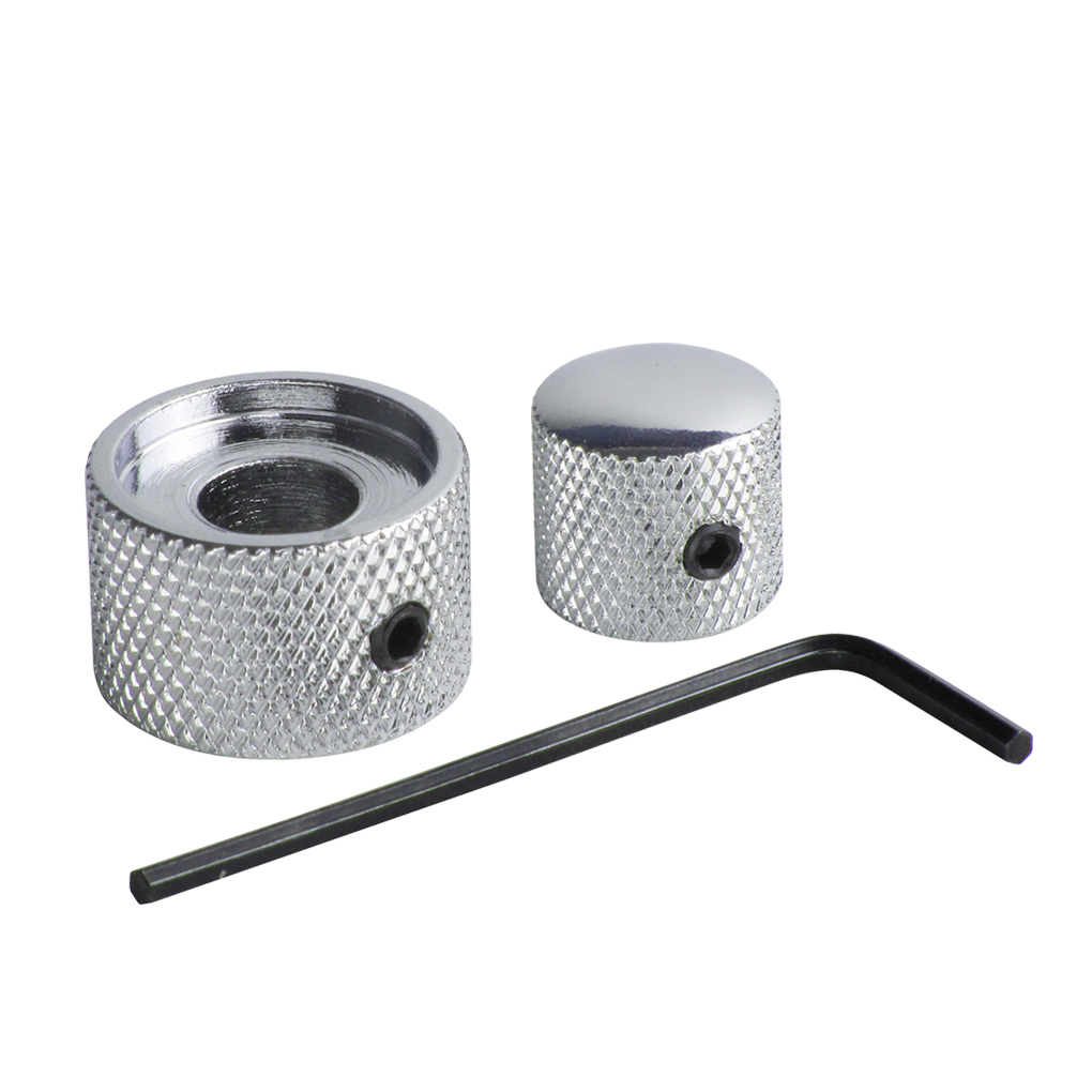 2PCS Metal Dual Concentric Dome Control Electric Guitar Bass Tone ...